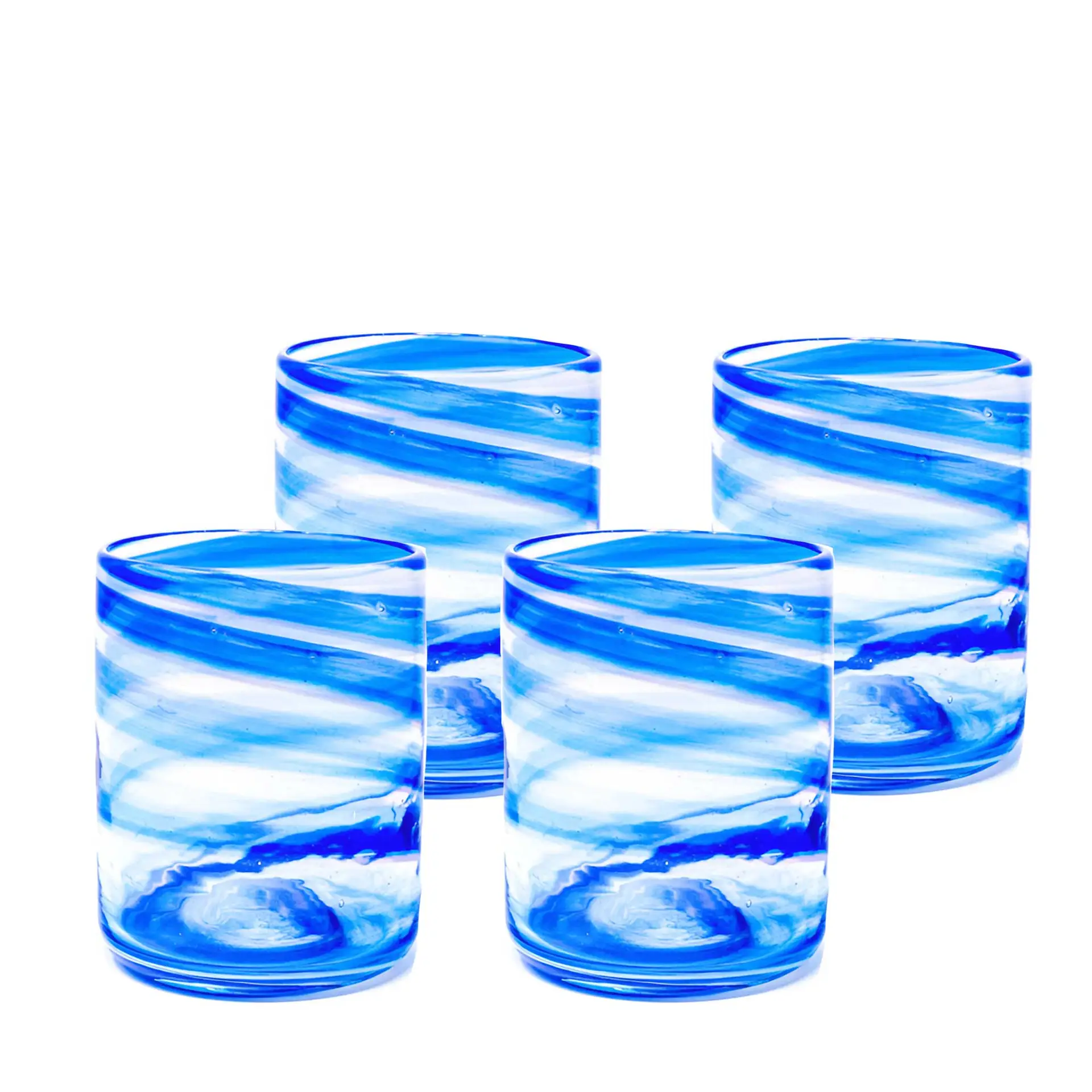 Set 4 Glasses Mar Blue - Craft Islands - Lafiore